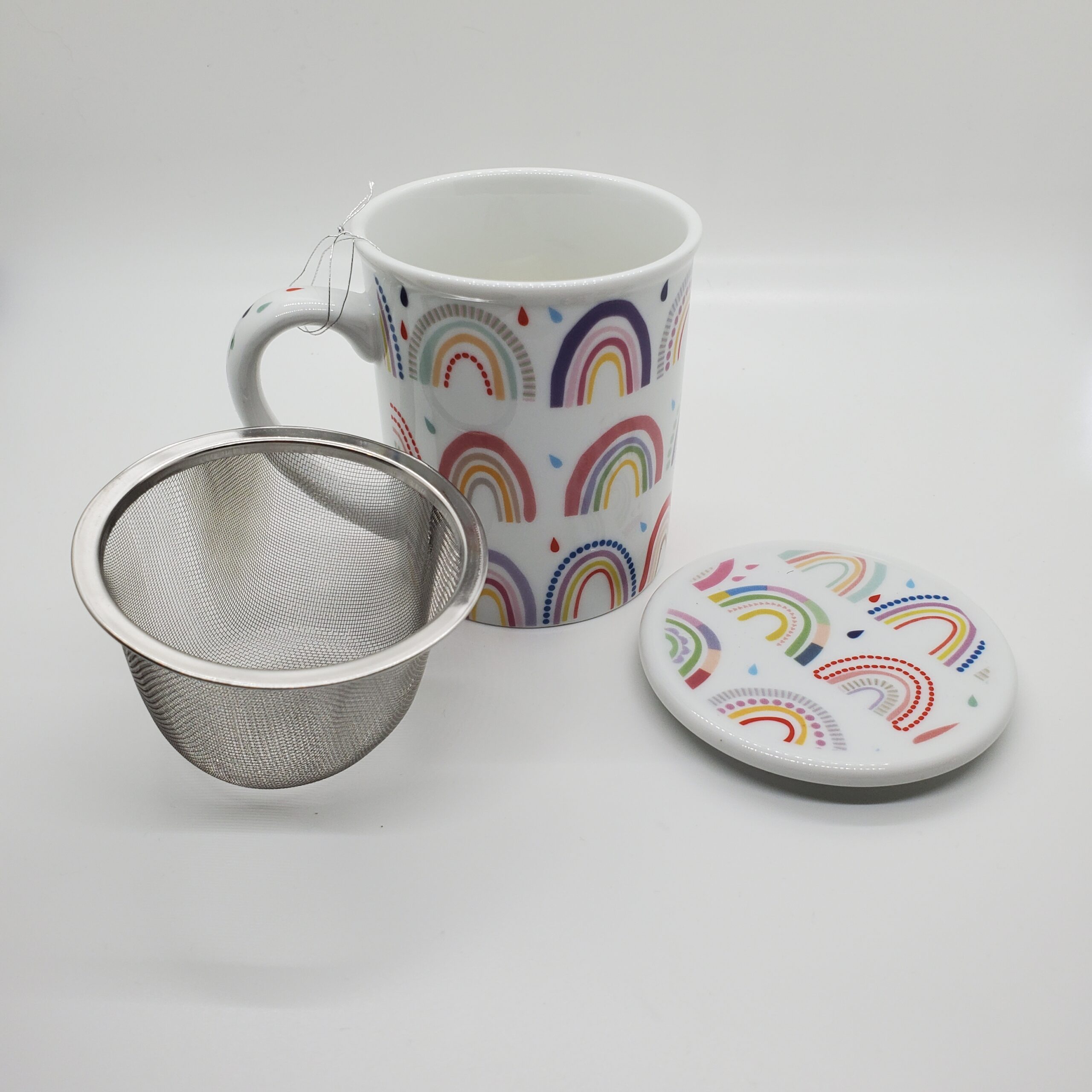 Rainbow Infuser Mug - The Kate Pearl Tea Room