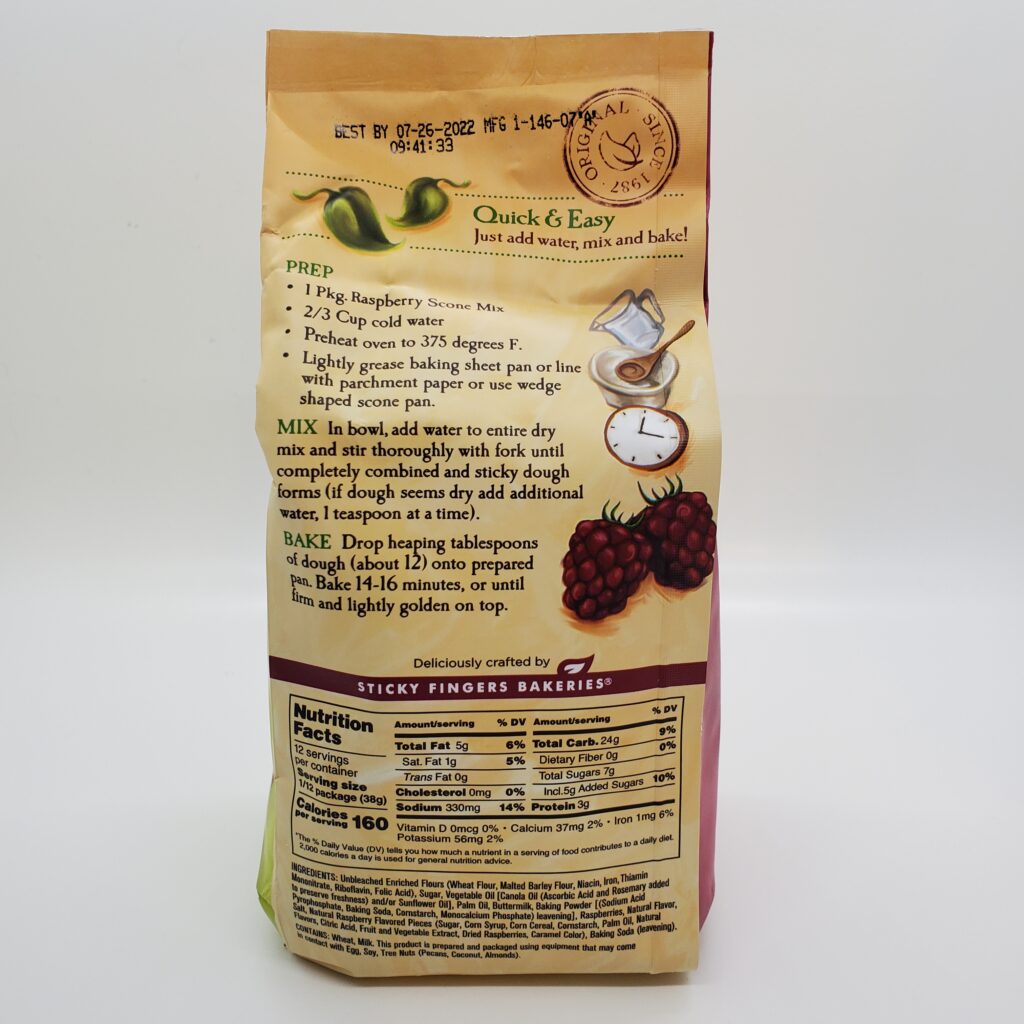 Raspberry Scone Mix - The Kate Pearl Tea Room